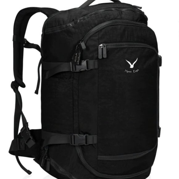 Hynes Eagle | Bags | Black Hynes Eagle 45l Carry On Backpack New | Poshmark